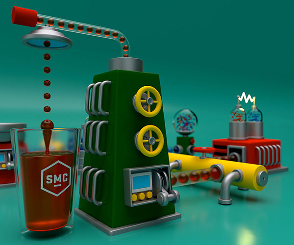 SMC Creative Flow - 3D Illustration - SMC